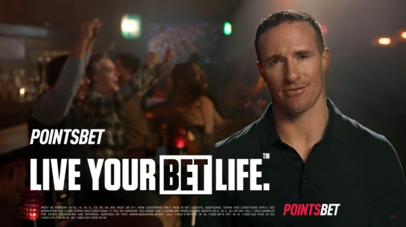 PointsBet launches new ad spots with Drew Brees - Online Sports Betting ...
